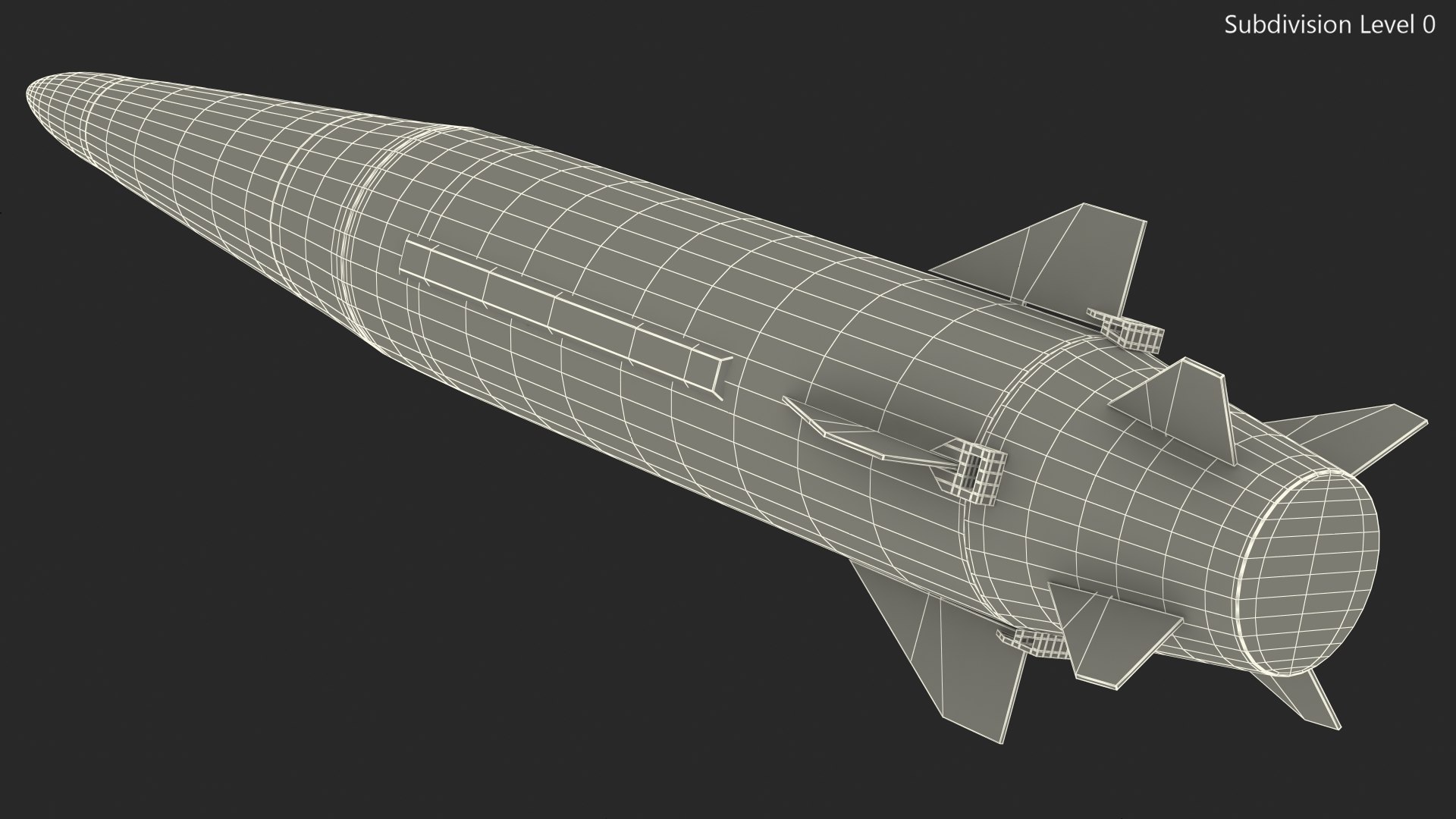 Hypersonic Ballistic Missile 3D model - TurboSquid 1912225