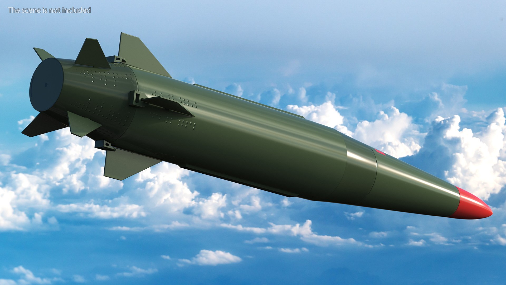 Hypersonic Ballistic Missile 3D Model - TurboSquid 1912225