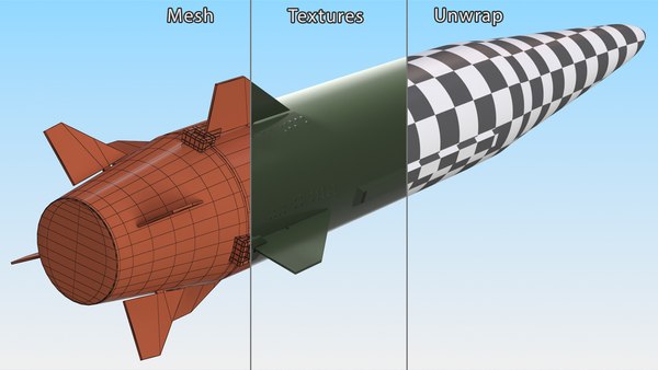Hypersonic Ballistic Missile 3D model - TurboSquid 1912225