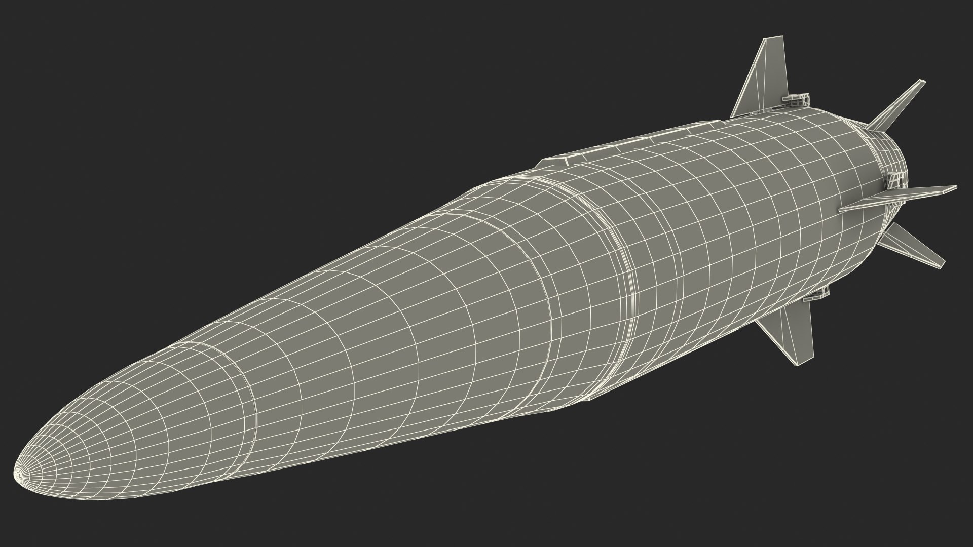 Hypersonic Ballistic Missile 3D model - TurboSquid 1912225