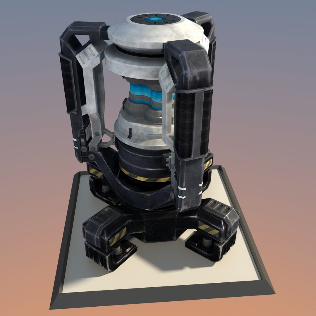 3ds Max Futuristic Sci Fi Engine