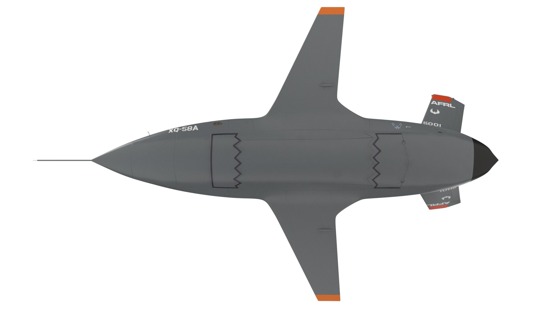 XQ-58 Valkyrie 3D Model - TurboSquid 1736350