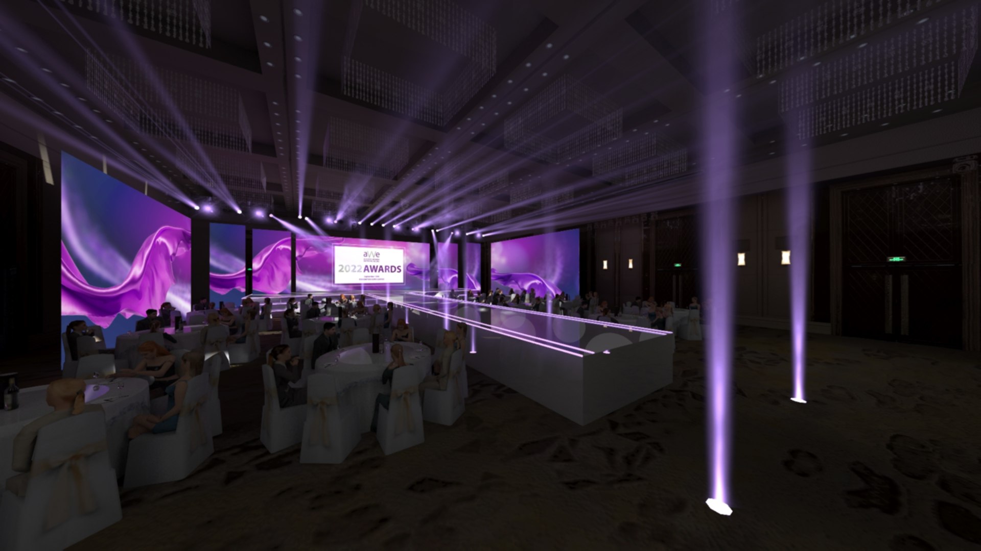 3D Stage Truss Meeting Hall Assembly Hall Conference Concert Hall Model ...