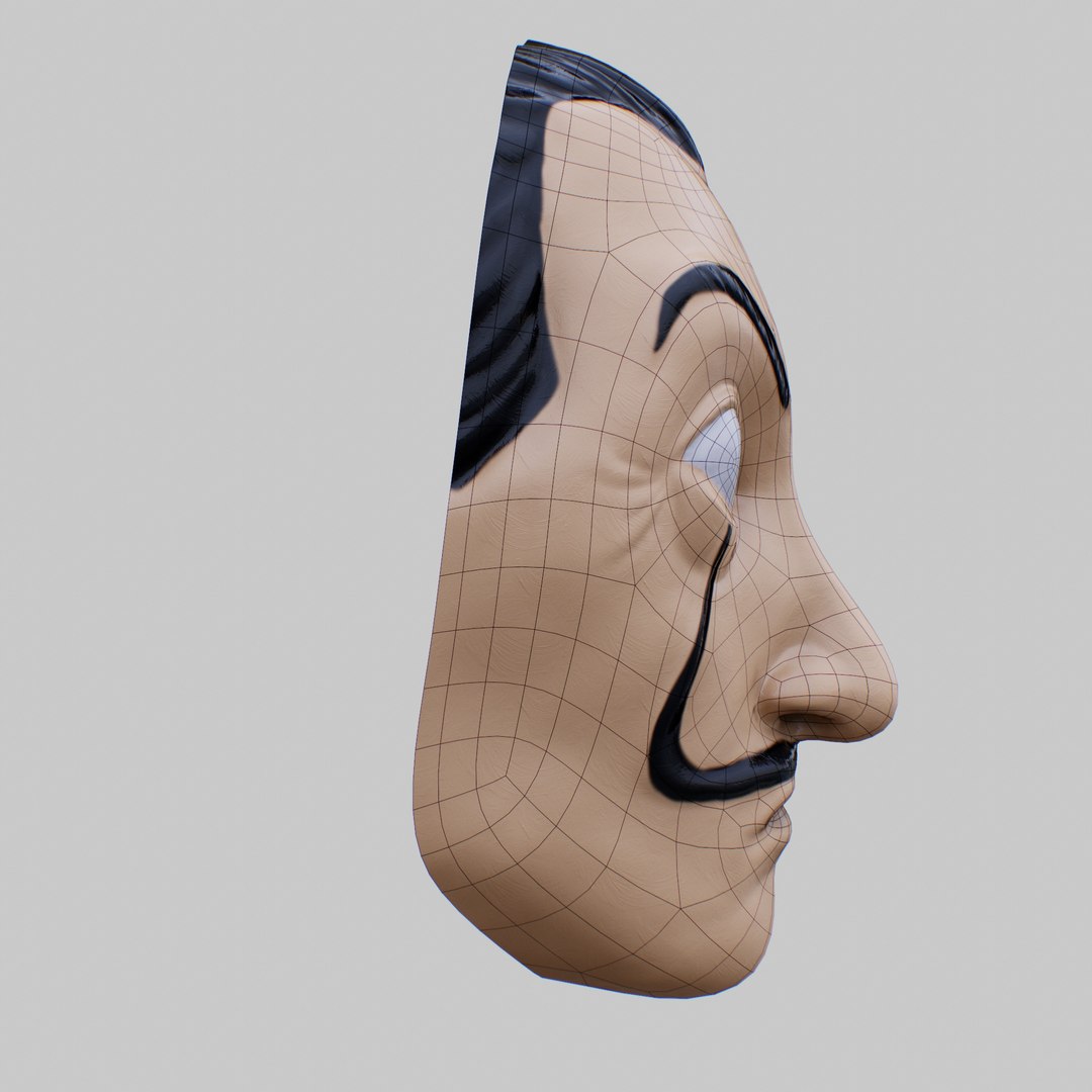 Salvador Dali Mask 3D Model - TurboSquid 1709223