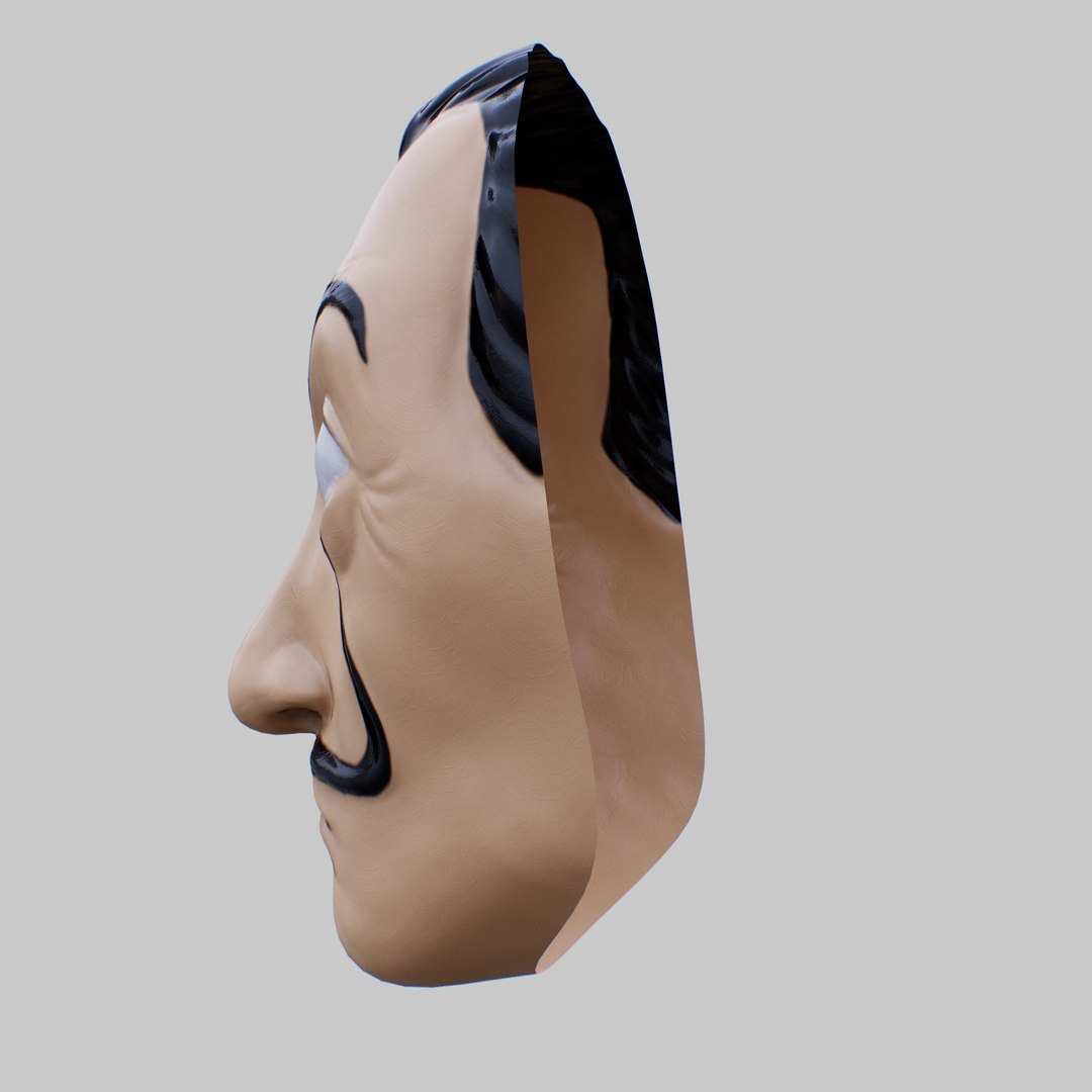 Salvador Dali Mask 3D Model - TurboSquid 1709223