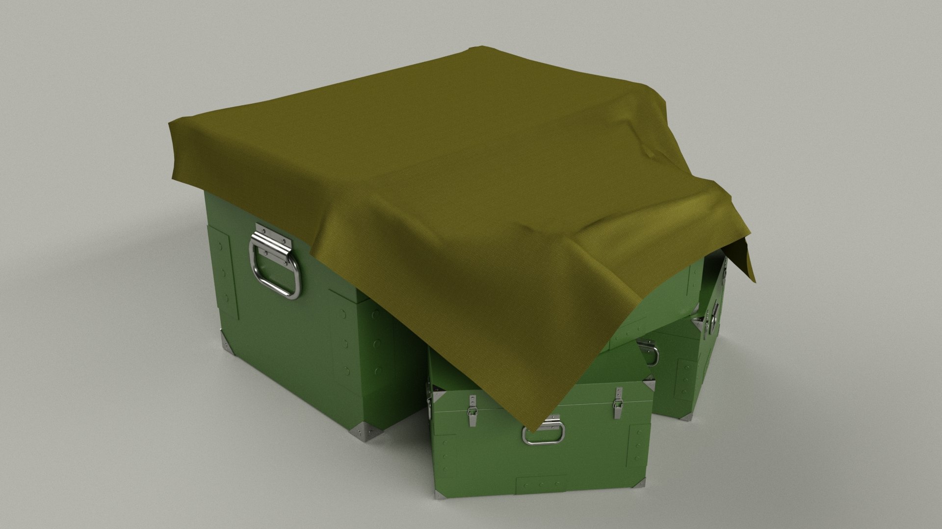 Army Box 3D - TurboSquid 1262373
