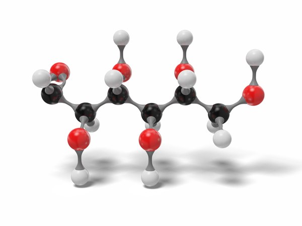 3D glucose open chain molecule model - TurboSquid 1570289