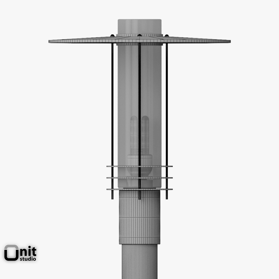 Photometric Boom Lamppost Exterior Lamp 3d Model