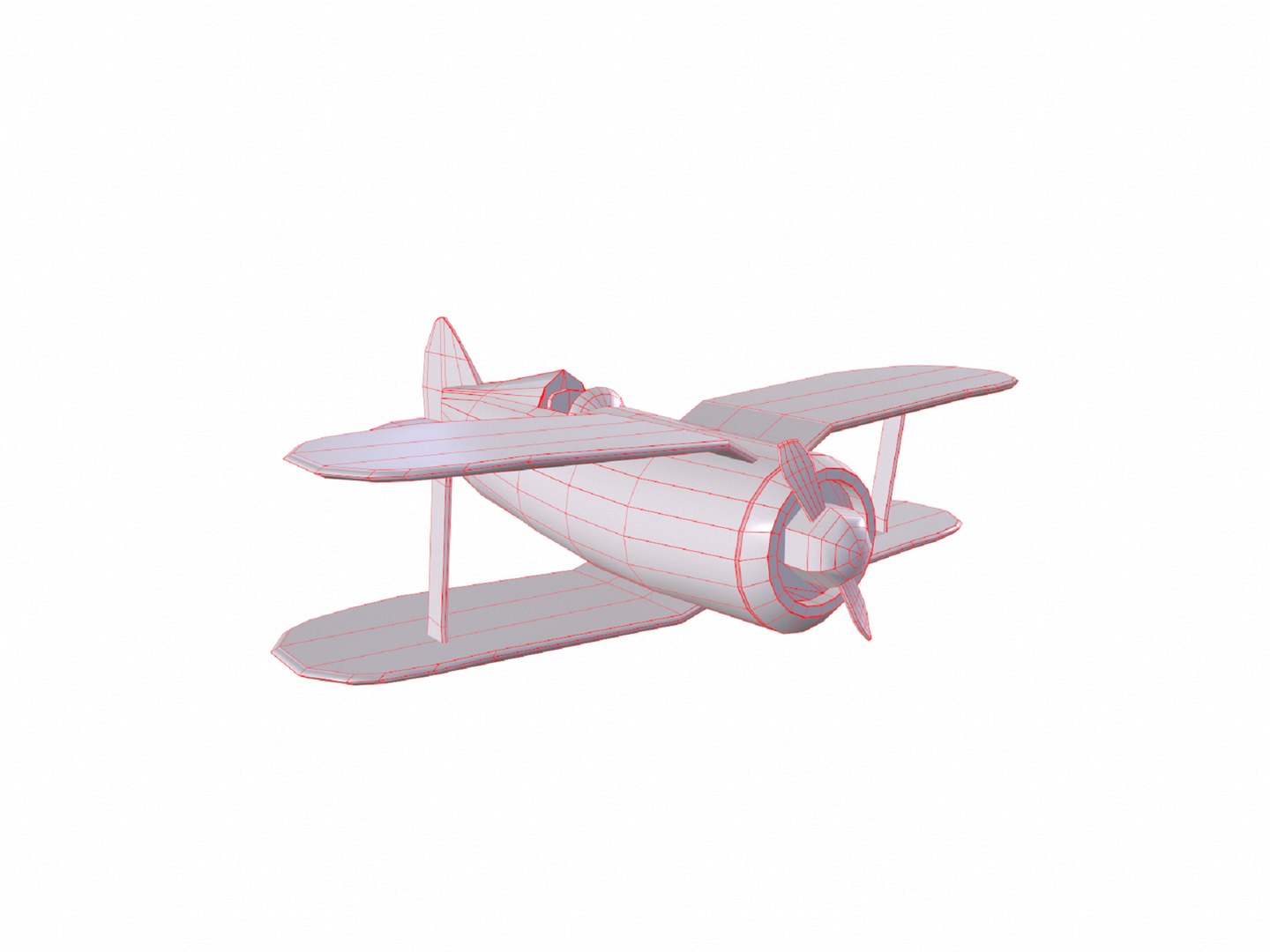 Stylized Plane 2 3D Model - TurboSquid 1807041