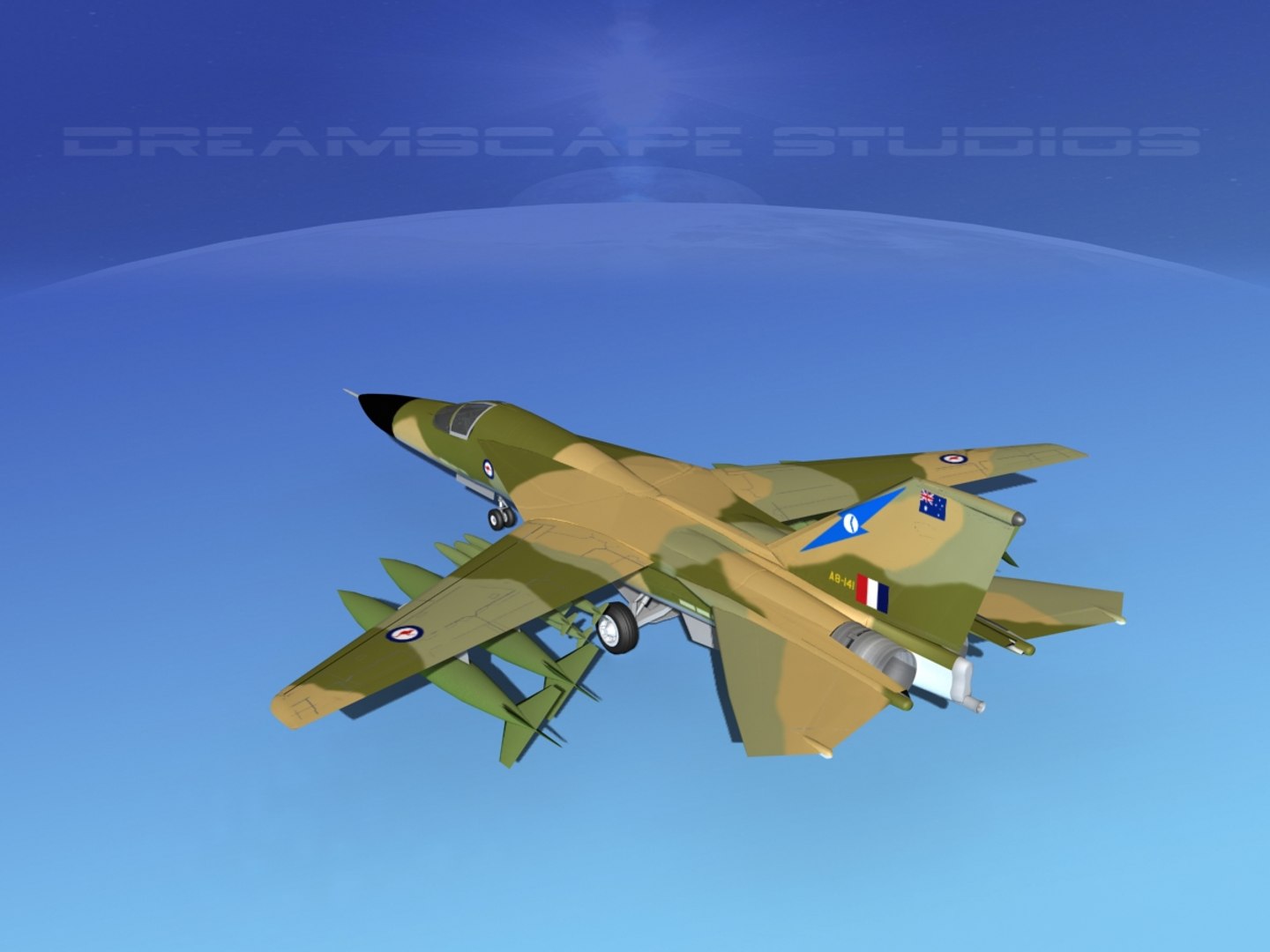 bomber fb-111 3d model