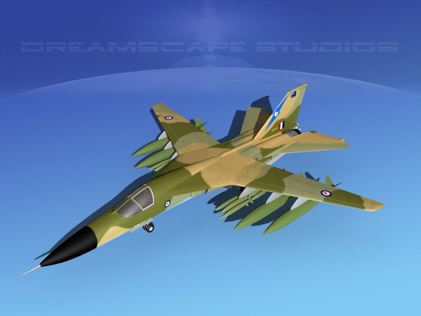 bomber fb-111 3d model