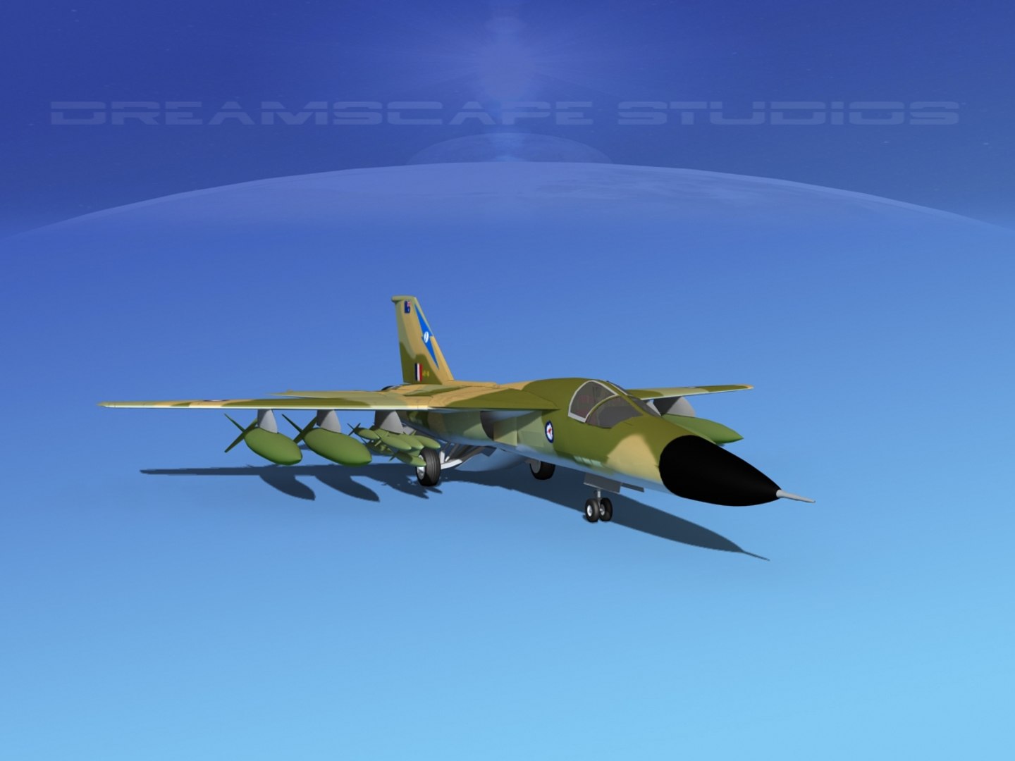 bomber fb-111 3d model