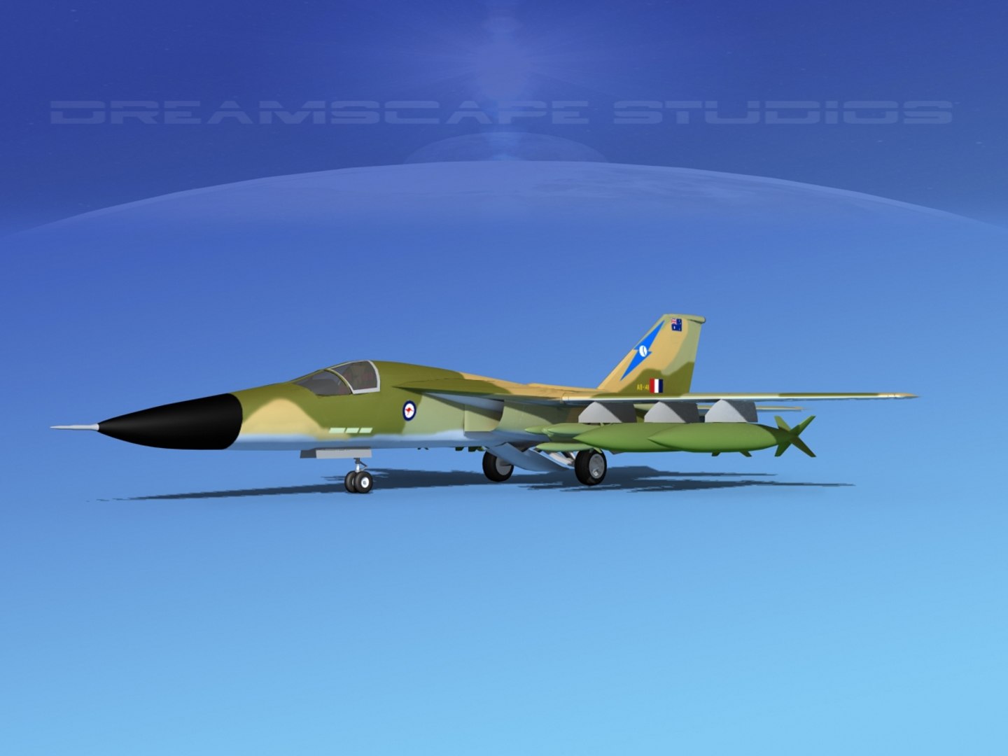 bomber fb-111 3d model