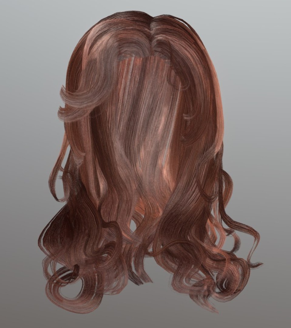 Female Hairstyle Hair 3D - TurboSquid 1417574