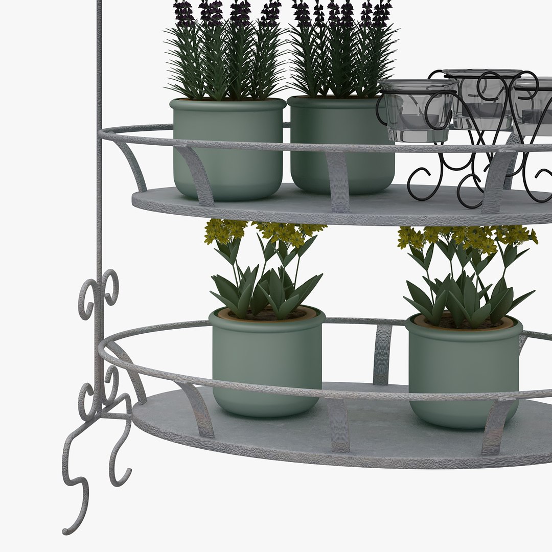 3D decorative shelve - TurboSquid 1434575