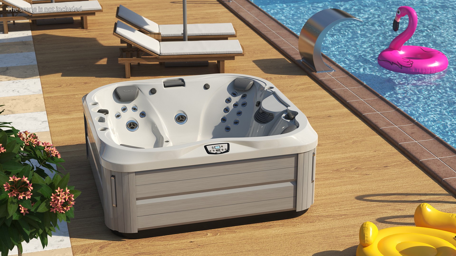 Jacuzzi J 335 Hot Tub Beige Model - TurboSquid 1716255