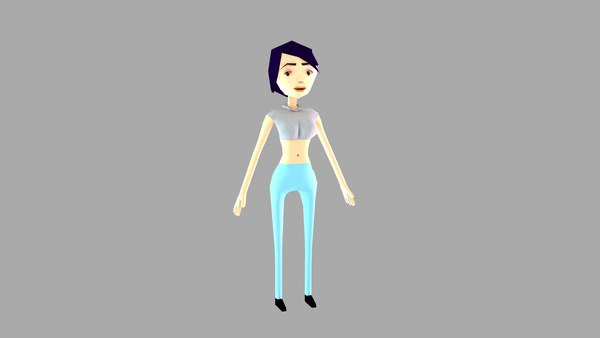 3D Low poly Game Character model - TurboSquid 1764254