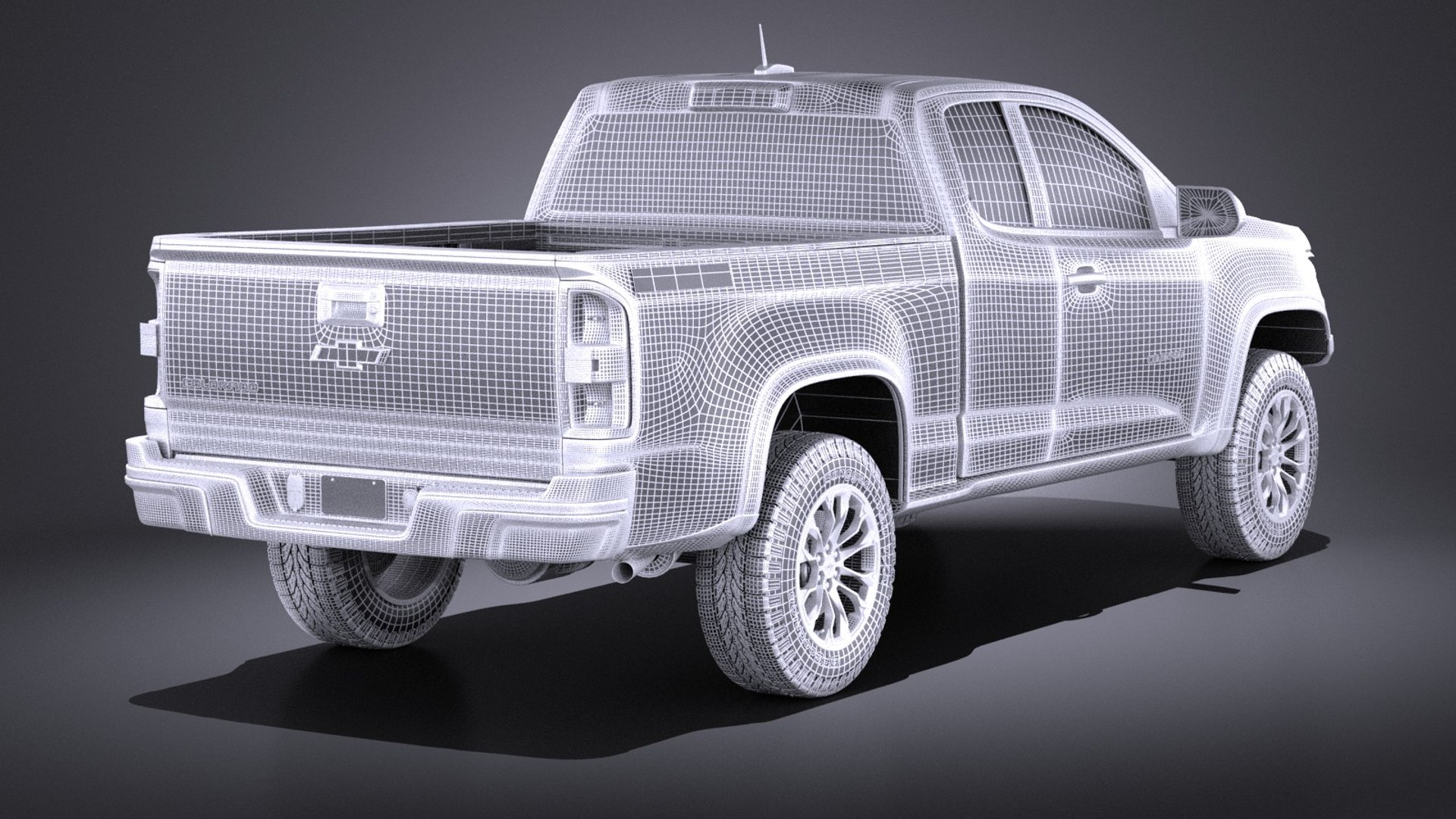 3D Model Chevrolet Colorado Zr2 | 1144034 | TurboSquid