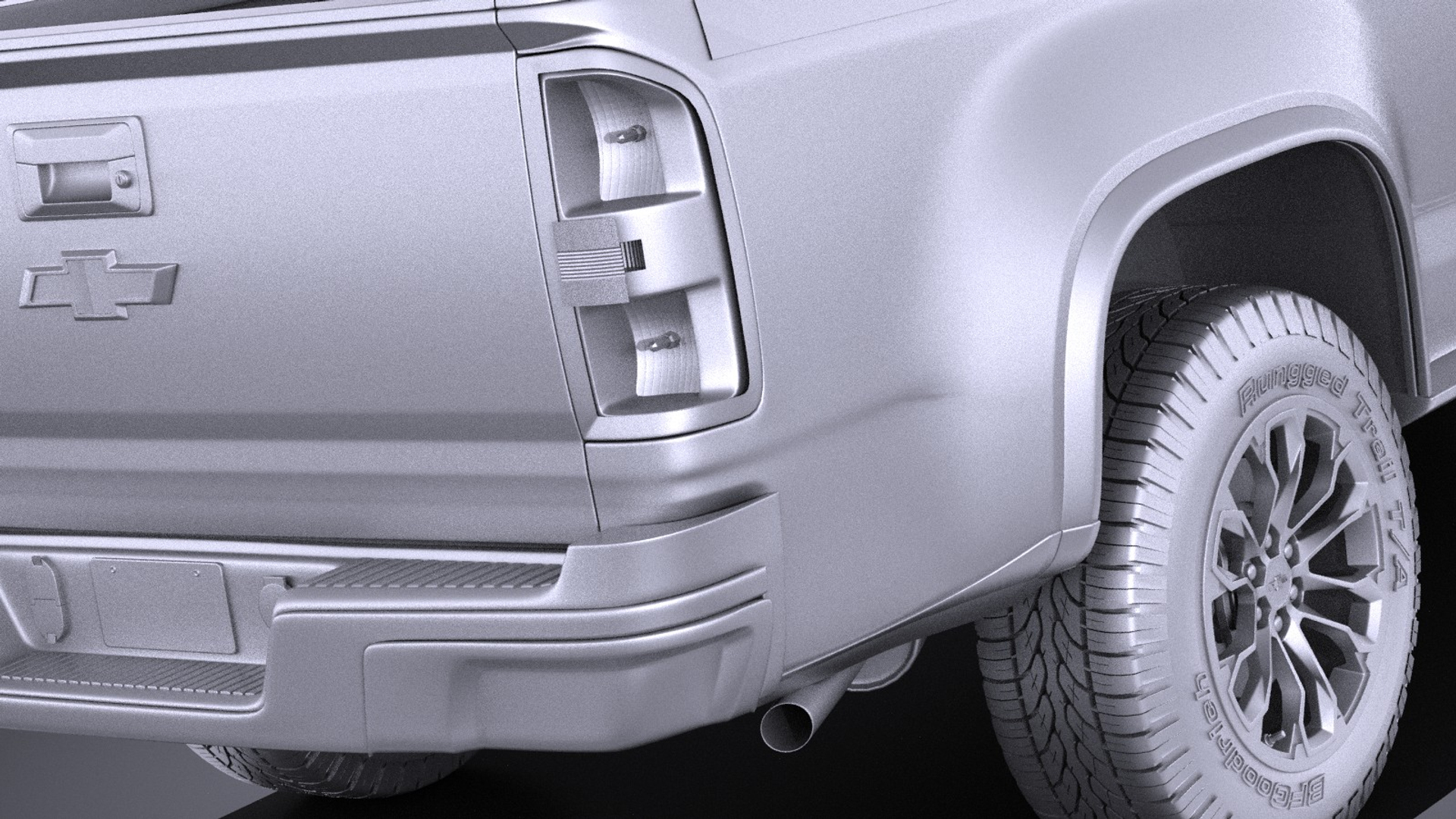 3D model chevrolet colorado zr2 | 1144034 | TurboSquid