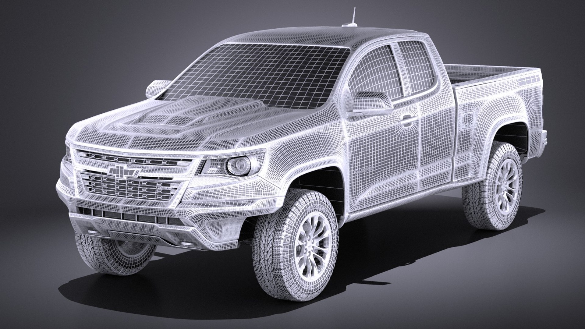 3D Model Chevrolet Colorado Zr2 | 1144034 | TurboSquid