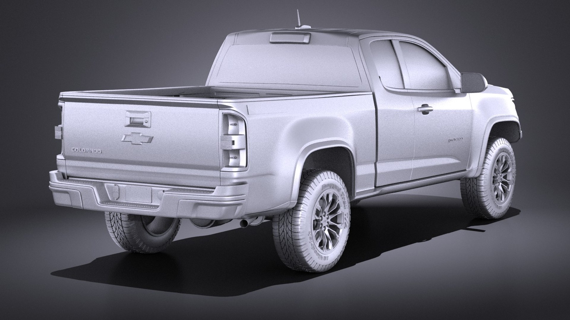 3D Model Chevrolet Colorado Zr2 | 1144034 | TurboSquid