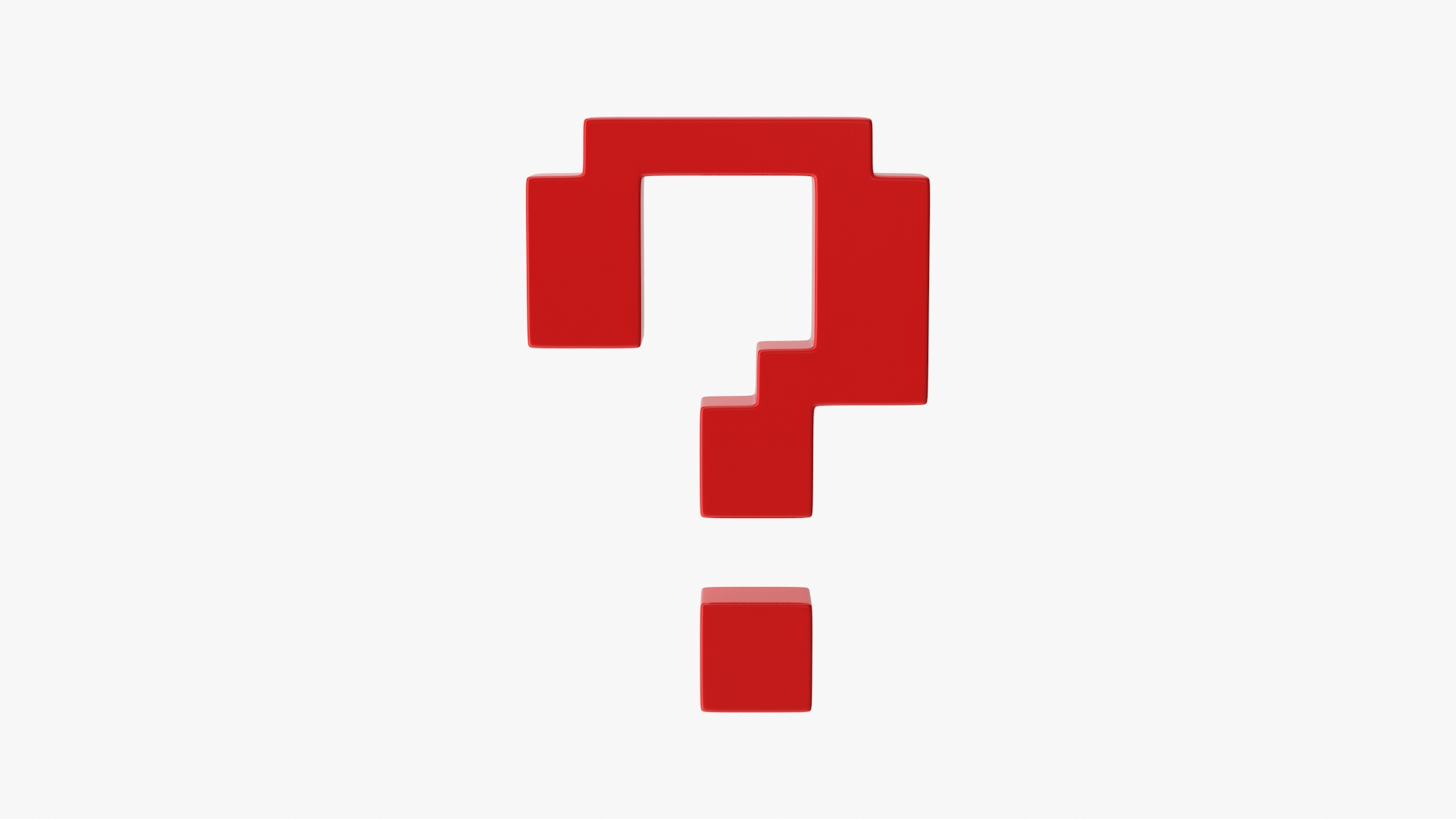 3D Question Mark Model - TurboSquid 1482407