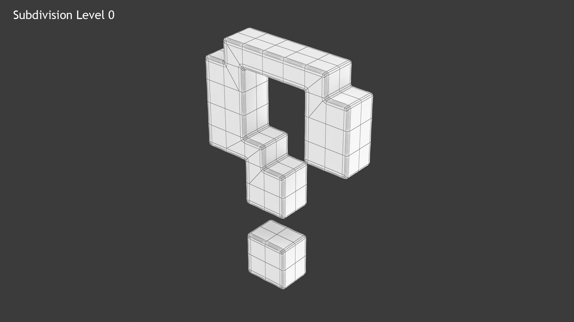 3D Question Mark Model - TurboSquid 1482407