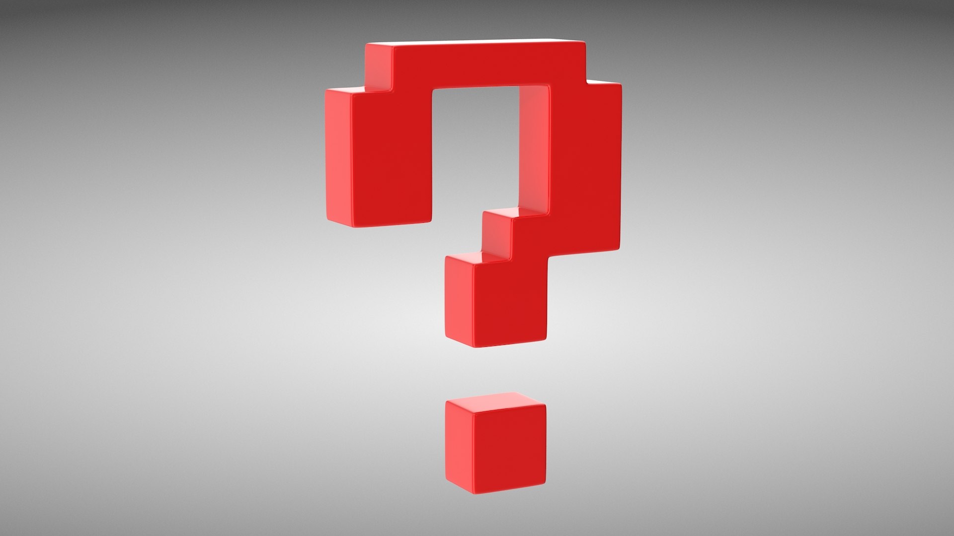 3D Question Mark Model - TurboSquid 1482407