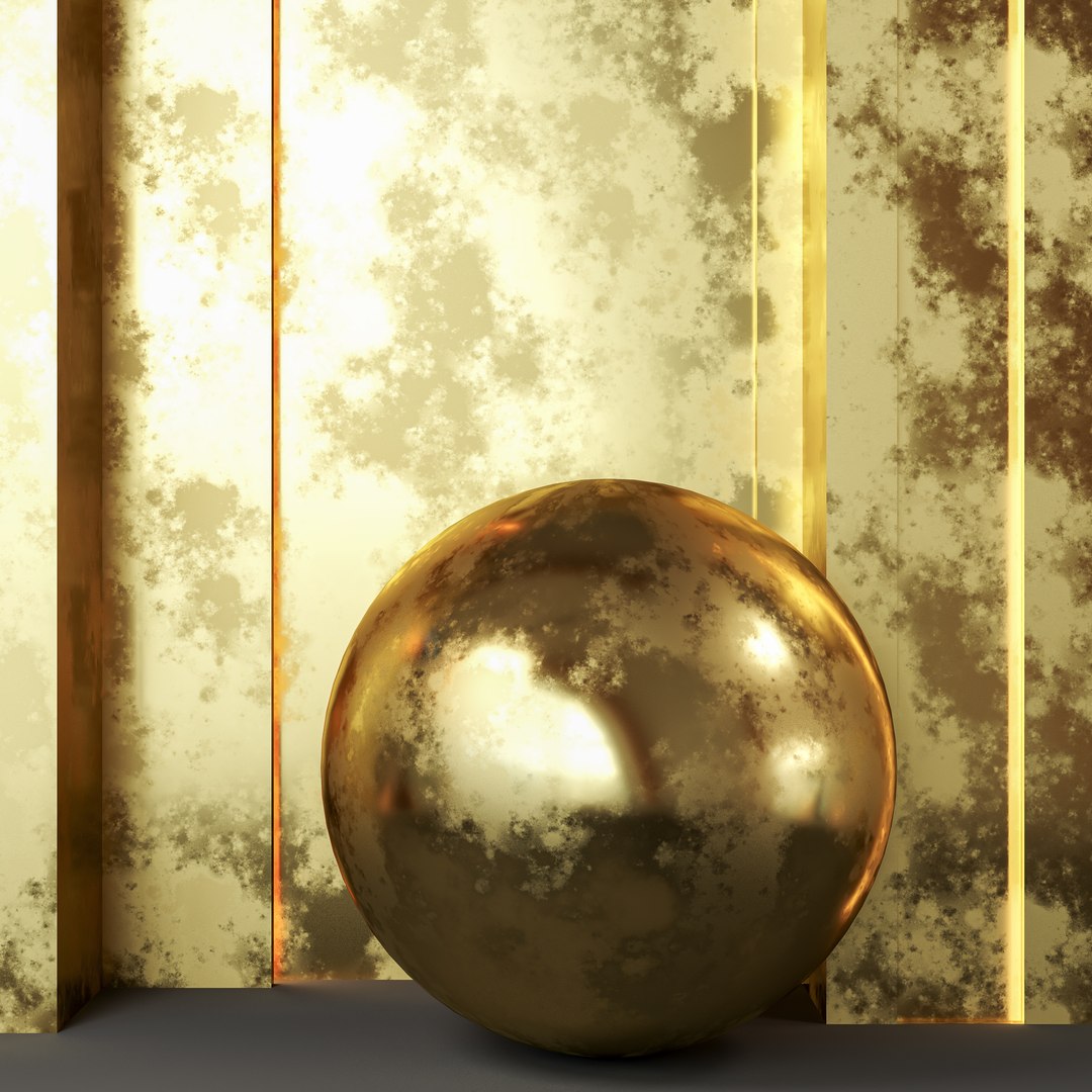 4k Gold PBR Material - 4 Patterns - Luxury - Multi-Engine 3D Model ...
