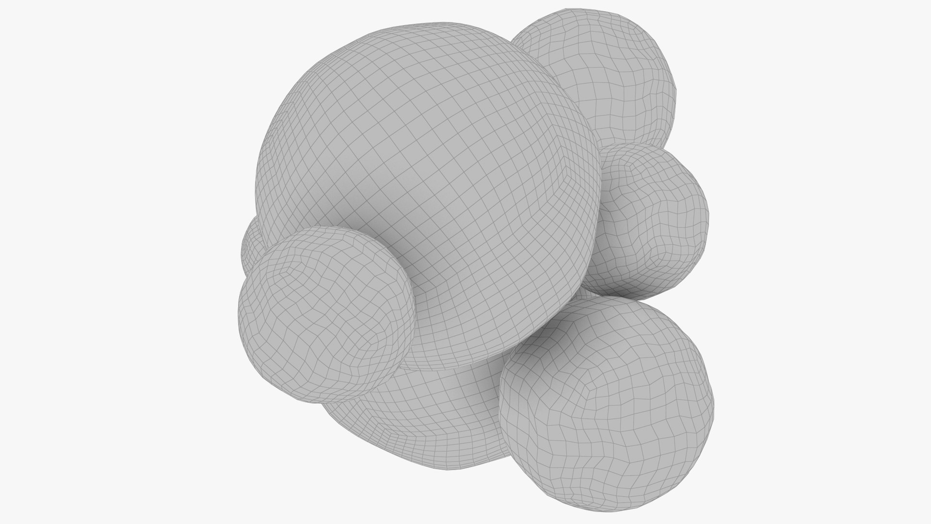 3D Model Stylized Sphere Bush V4 - TurboSquid 2092755