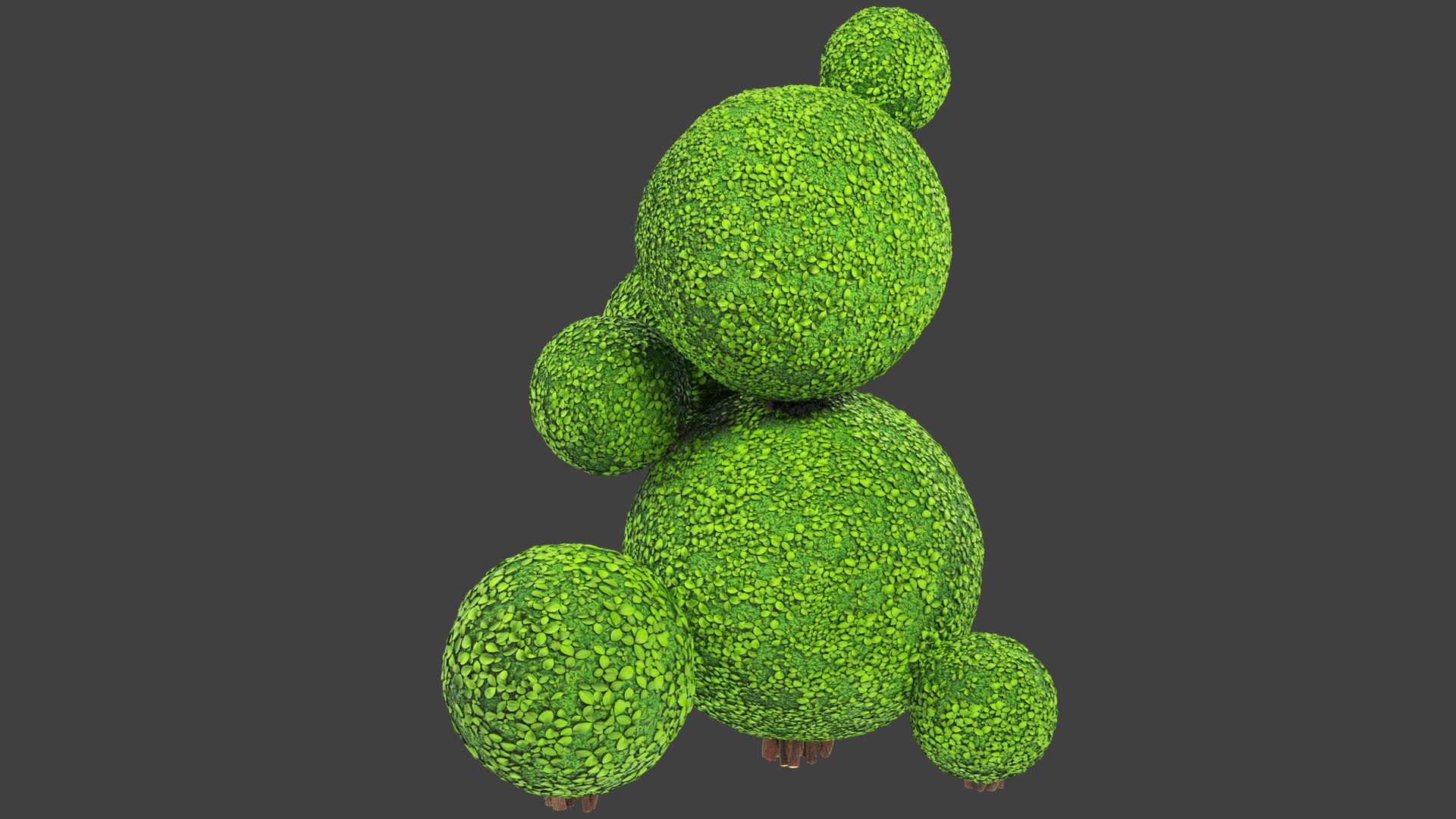 3D model Stylized Sphere Bush V4 - TurboSquid 2092755
