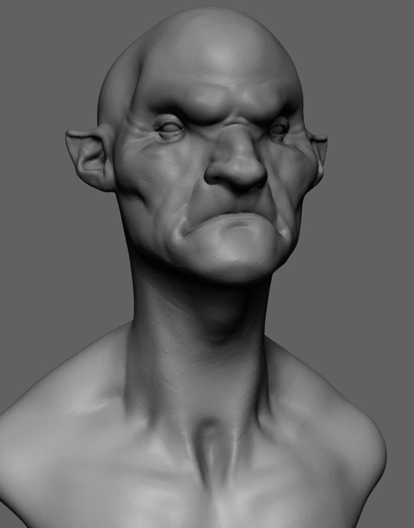 3D creature head reference - TurboSquid 1415871