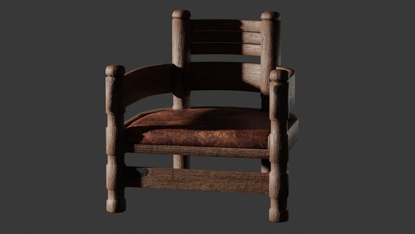 modelo 3d Medieval Chair - TurboSquid 2005831
