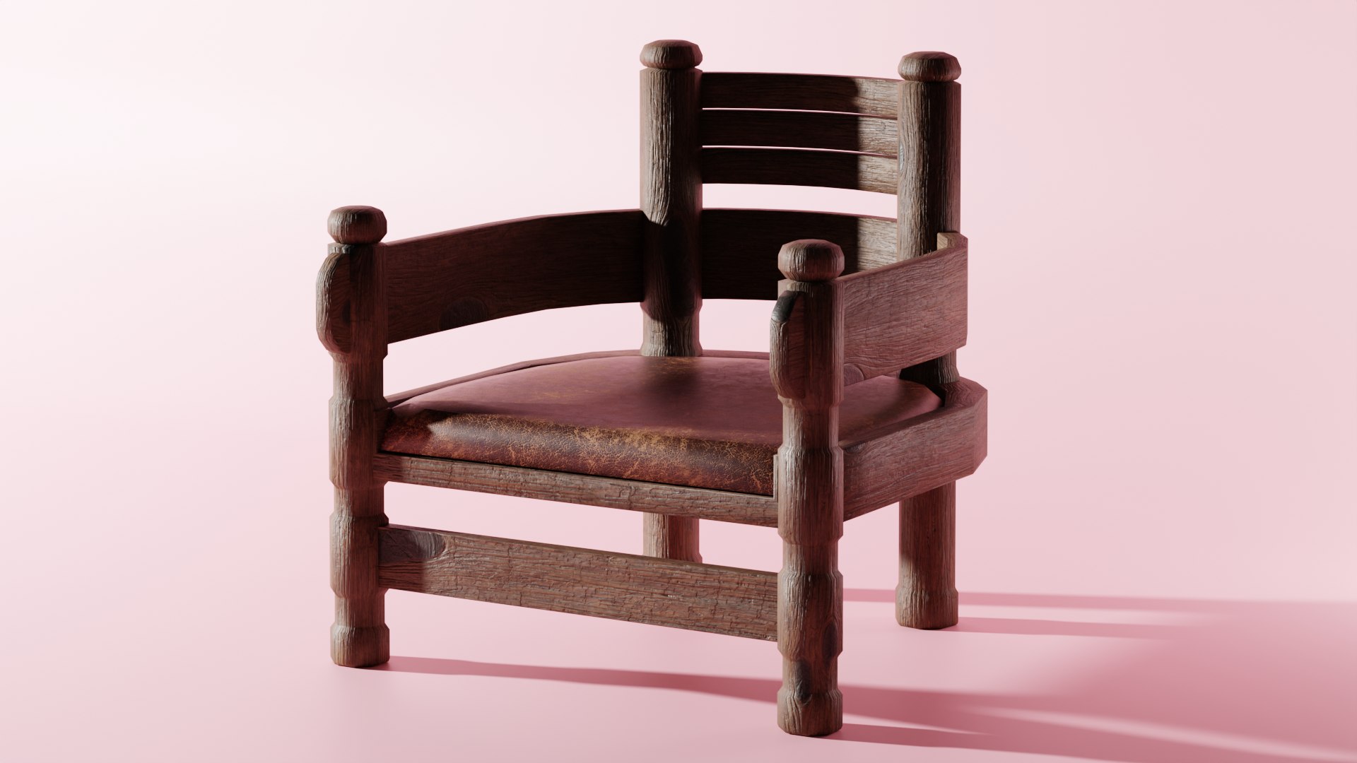 Medieval Chair 3D Model - TurboSquid 2005831