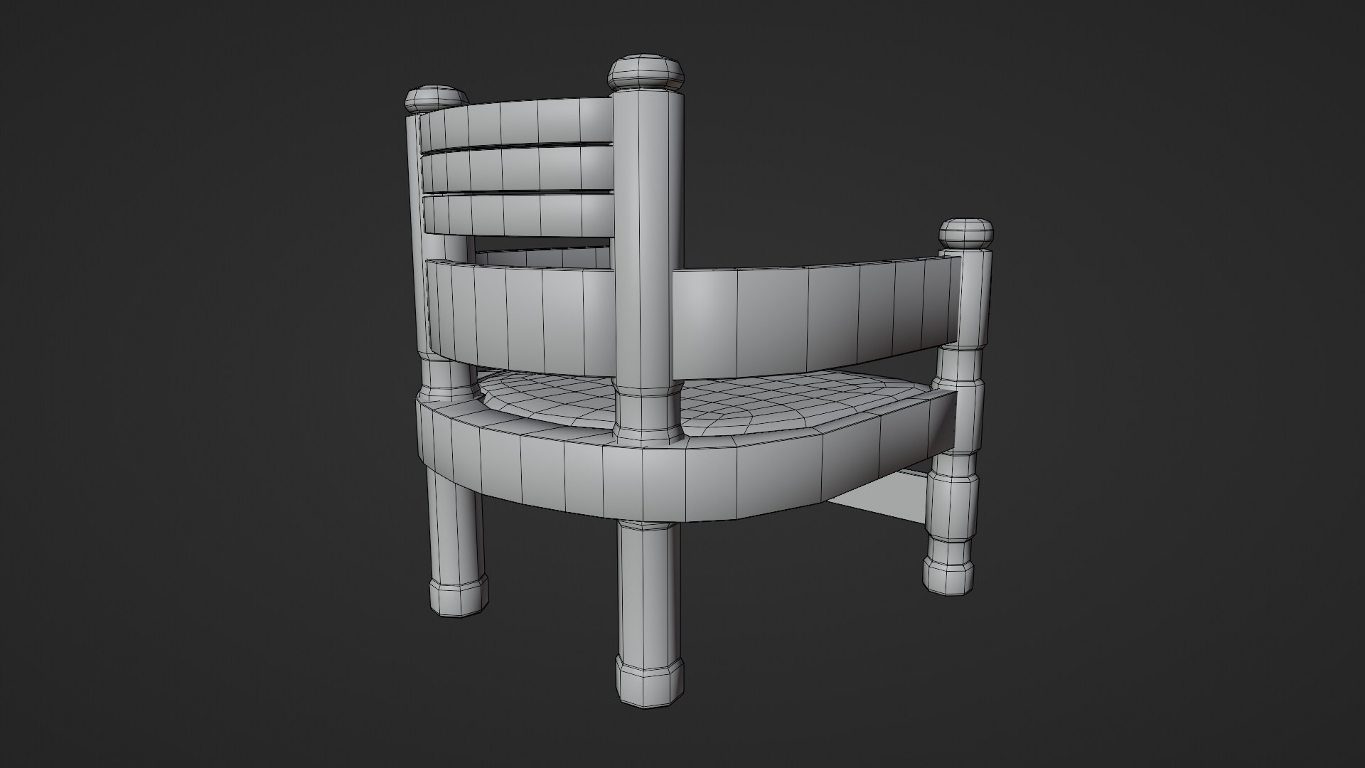 Medieval Chair 3D Model - TurboSquid 2005831
