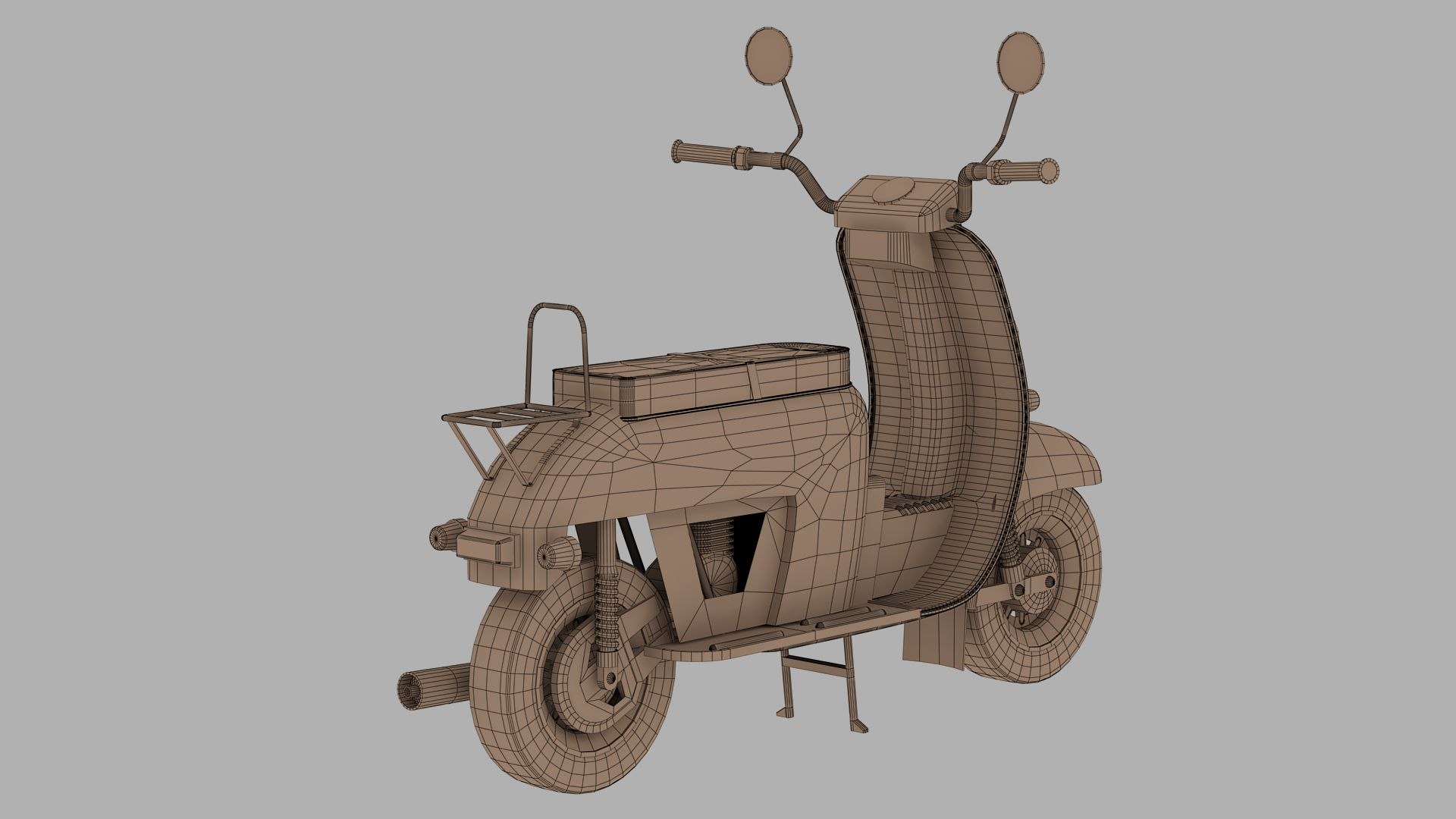 Vintage Scooter 3D Model - TurboSquid 2095512