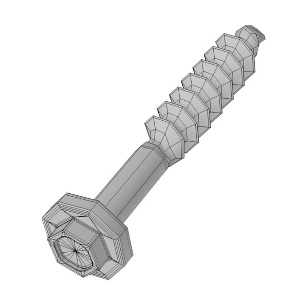 3d Screw Model
