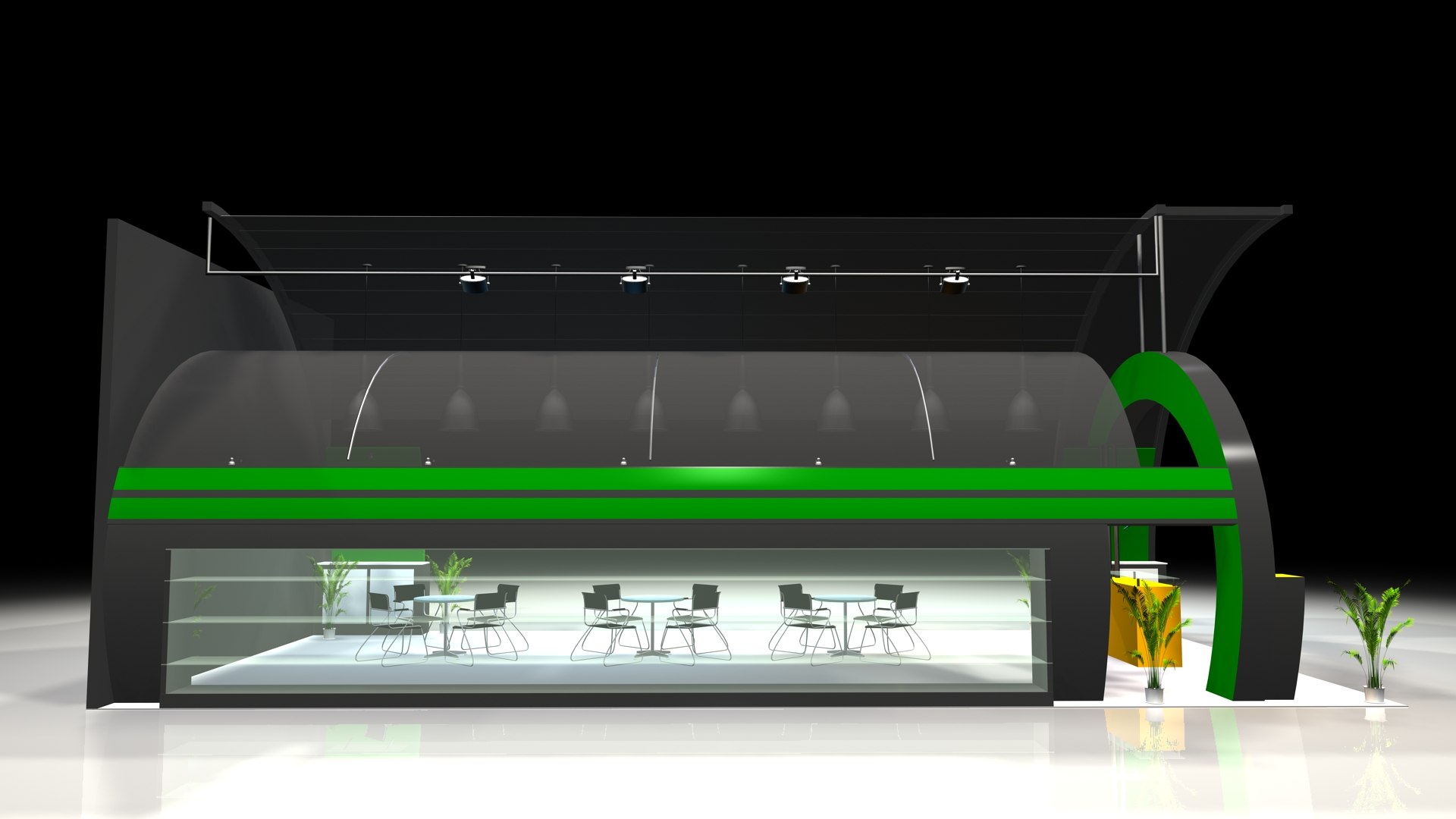 12x6 creative exhibition booth 3D - TurboSquid 1852285