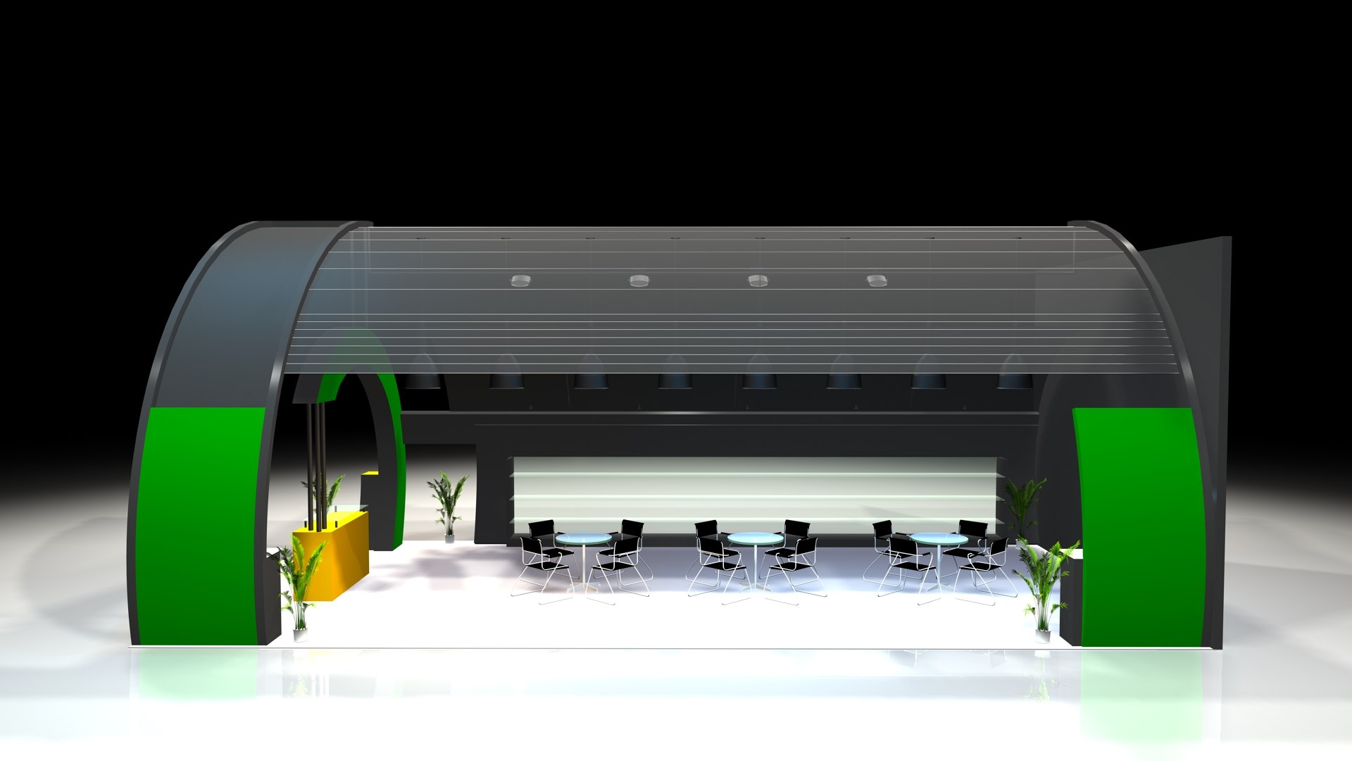 12x6 creative exhibition booth 3D - TurboSquid 1852285