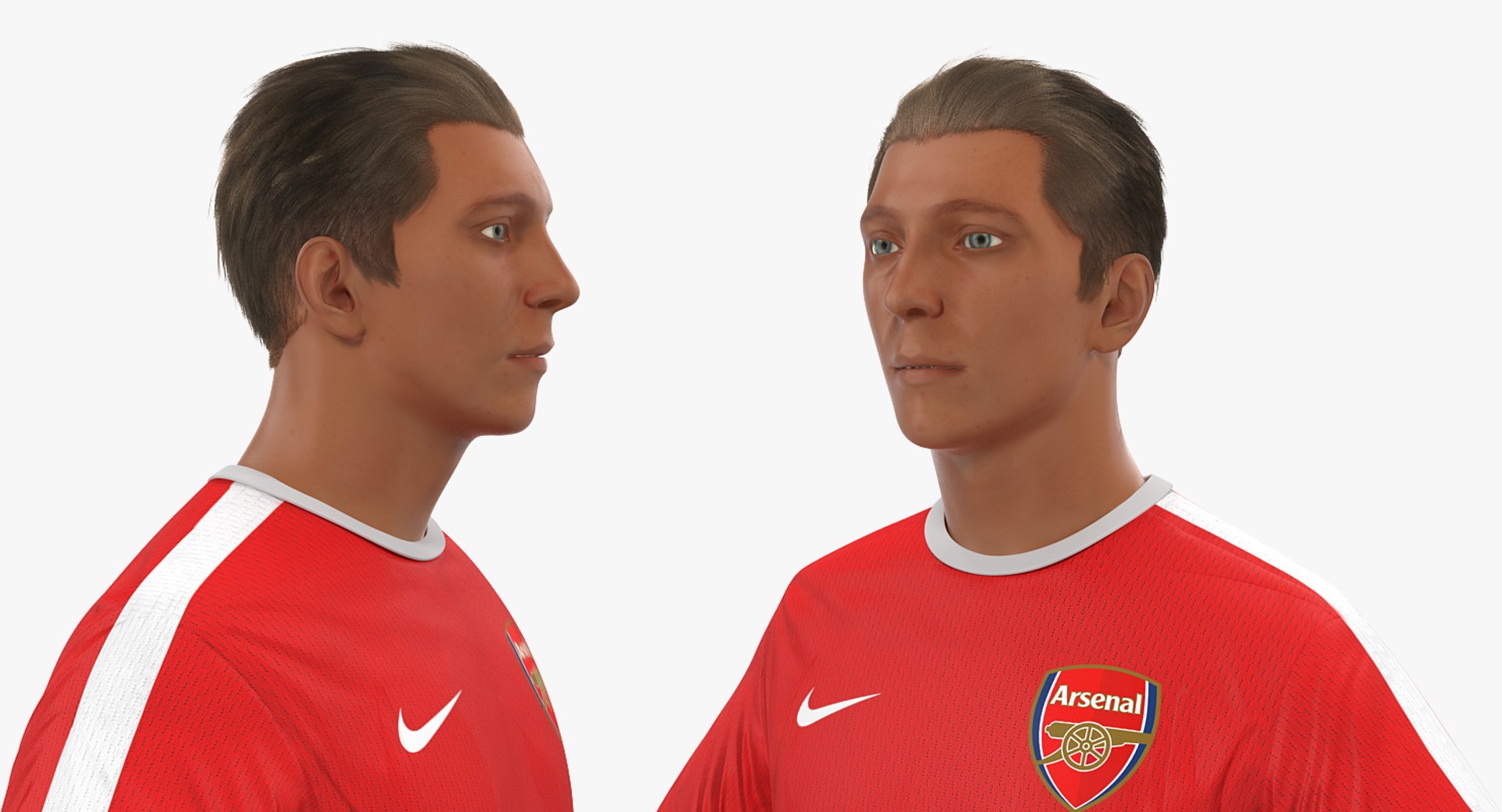 Soccer Football Player Arsenal 3D - TurboSquid 1312704