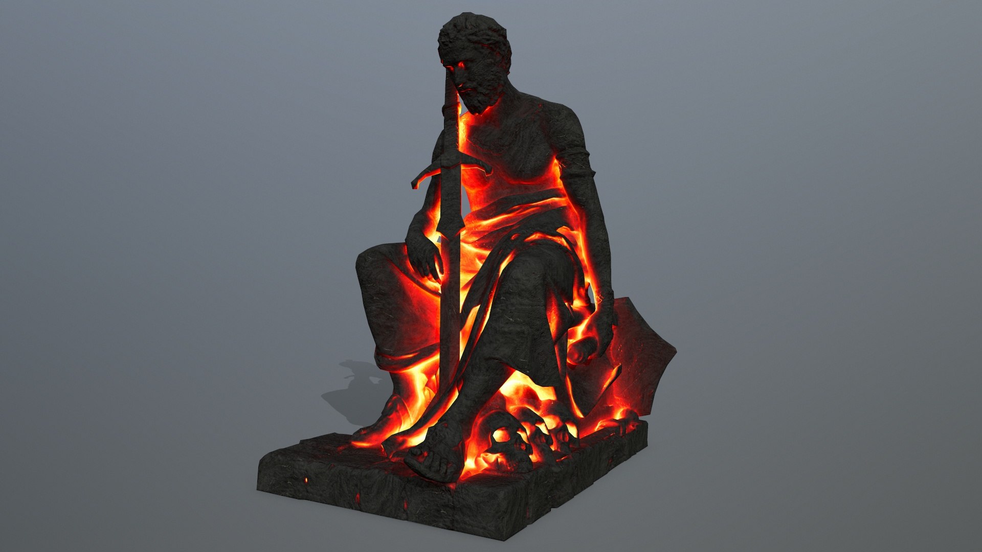 3D Model Statue - TurboSquid 2086243