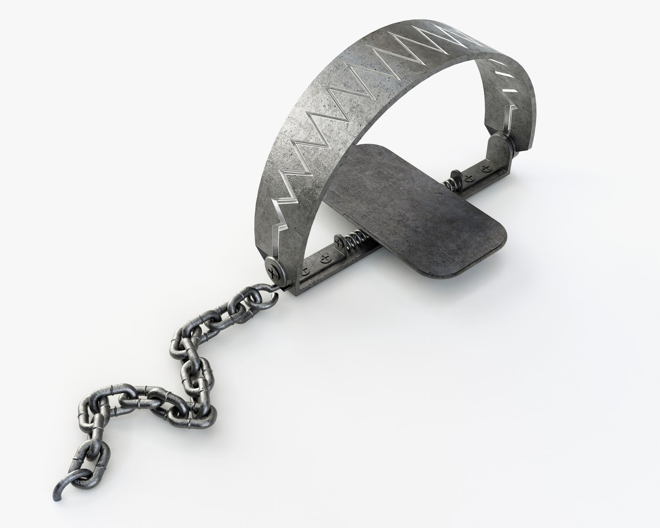 3D Metal Animal Trap - TurboSquid 2018085