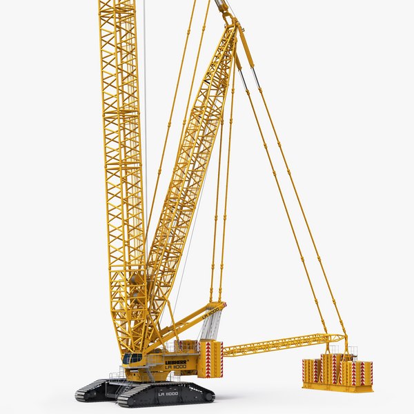LIEBHERR LR 11000 High Boom Heawy Crawler Crane Modelo 3D - TurboSquid ...