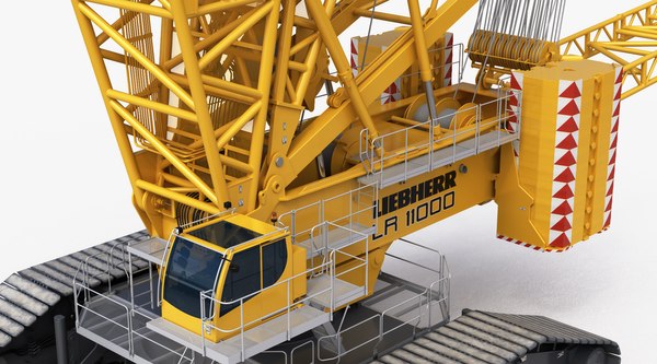 modelo 3d LIEBHERR LR 11000 High Boom Heawy Crawler Crane - TurboSquid ...