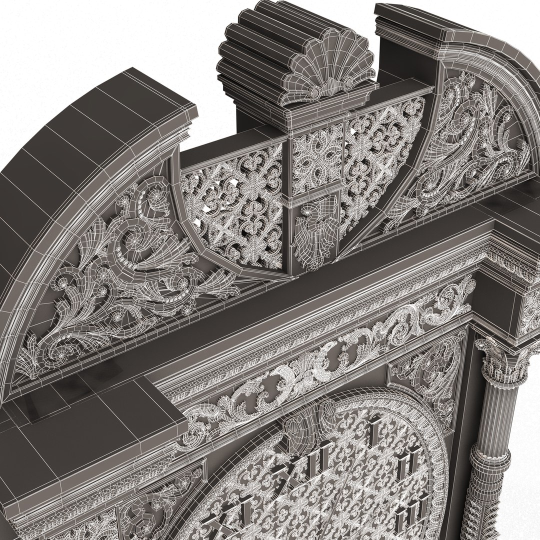 Classic Clock 014 Chrome 3D - TurboSquid 2137781