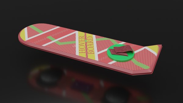 Hoverboard future ii 3D model - TurboSquid 1698374