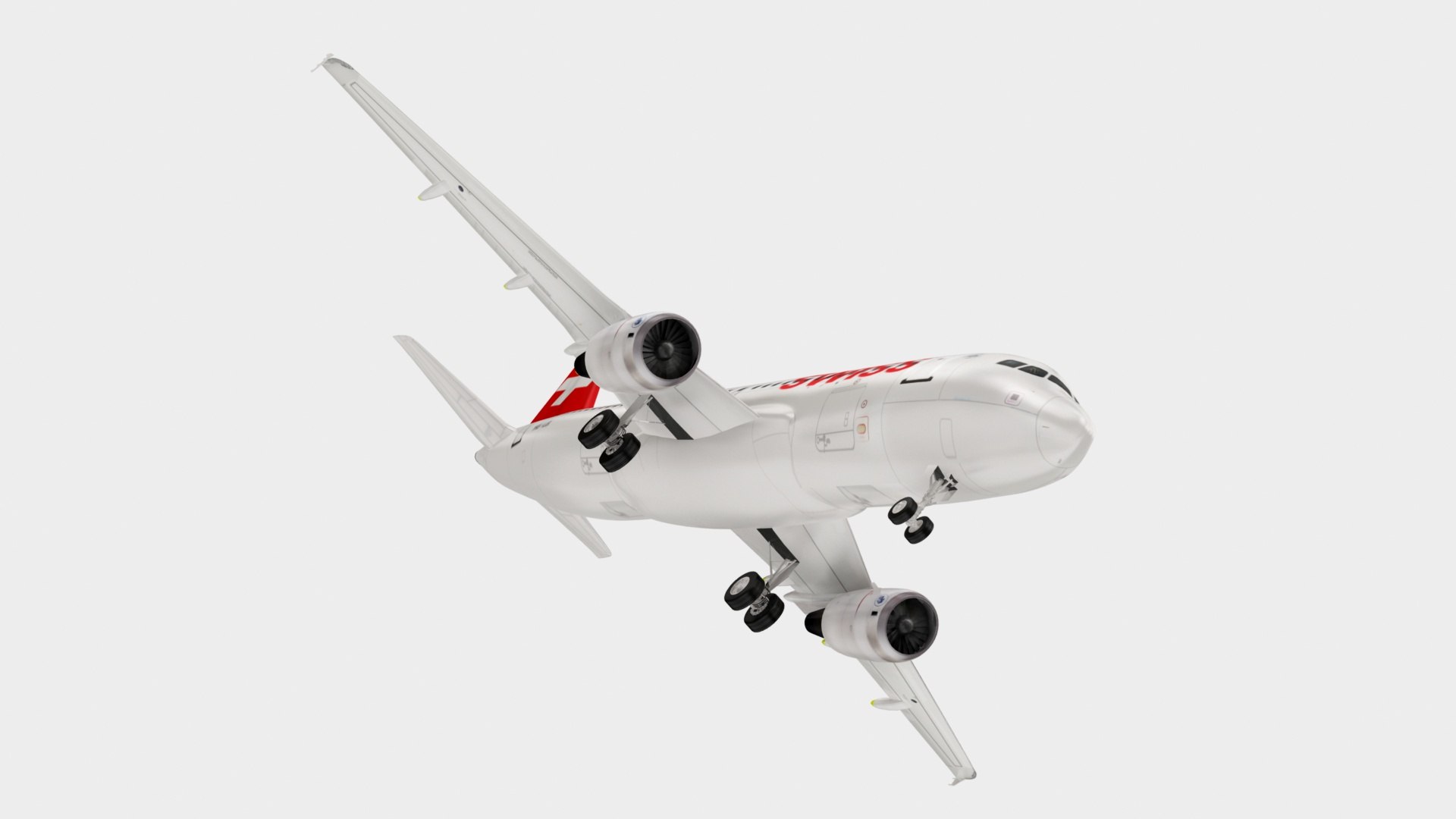 3D Airbus Swiss Airlines Model - TurboSquid 1474951