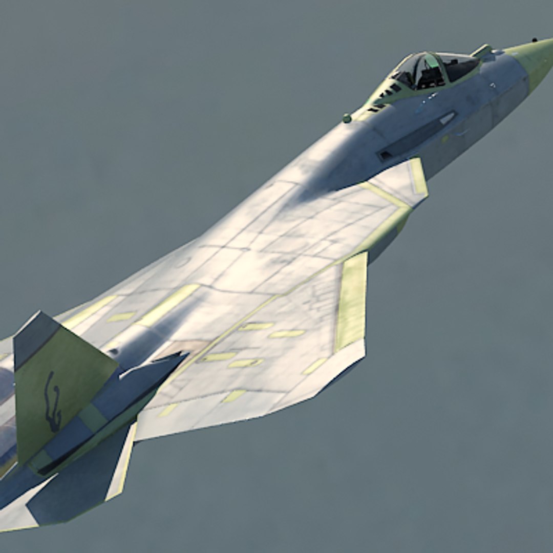 versions prototype sukhoi t-50 3d model