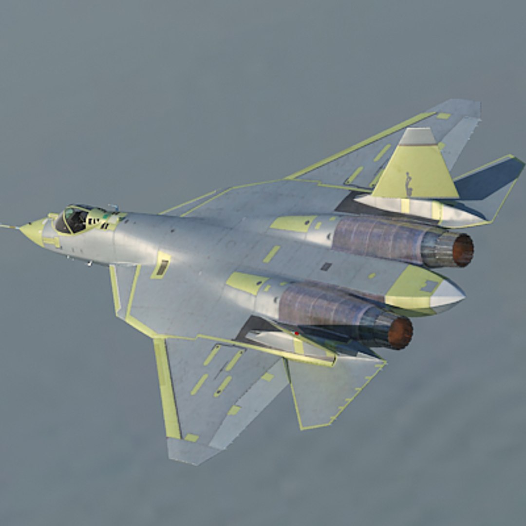 versions prototype sukhoi t-50 3d model