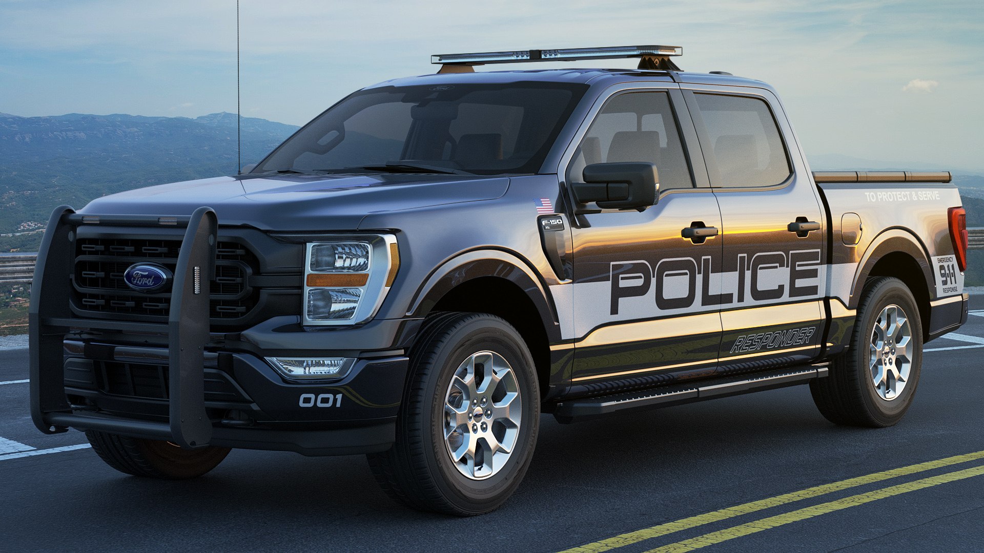 Ford F-150 Police Responder 2021 model - TurboSquid 1760454